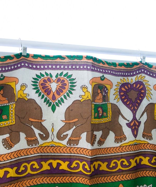 Indian Elephant Print Fabric